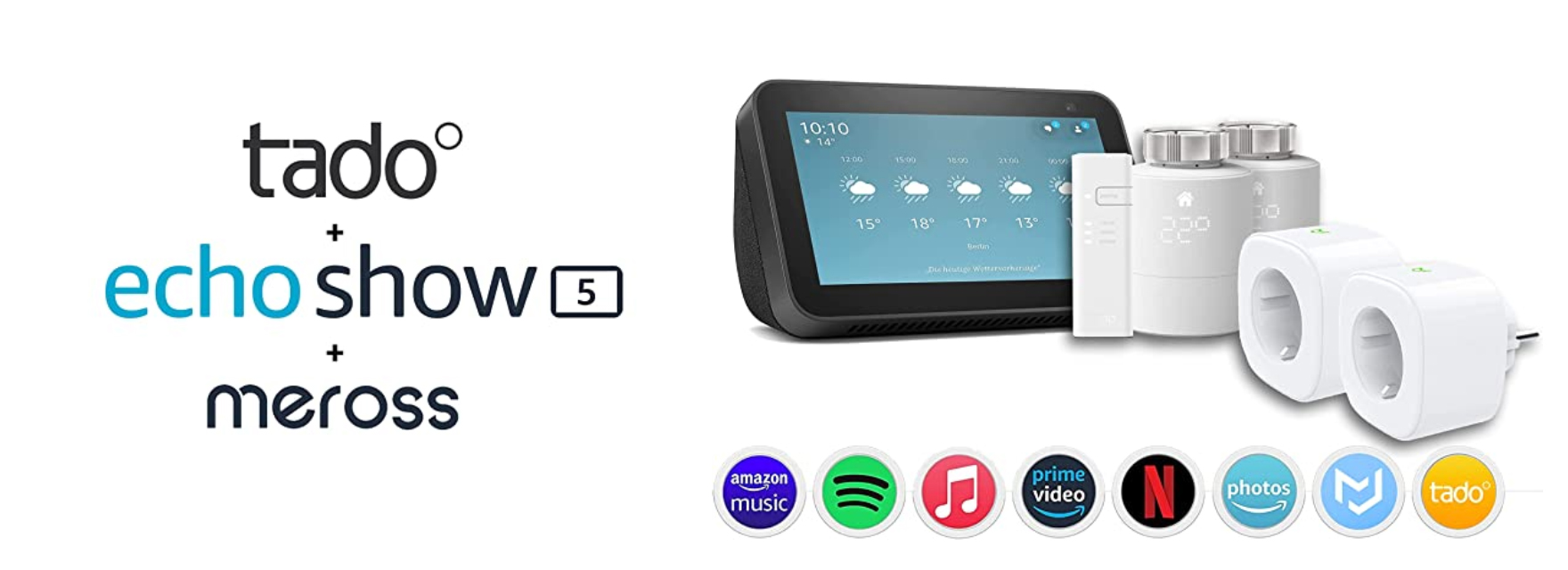 tado°, eco show 5 e meross: un bundle per il risparmio energetico su ...